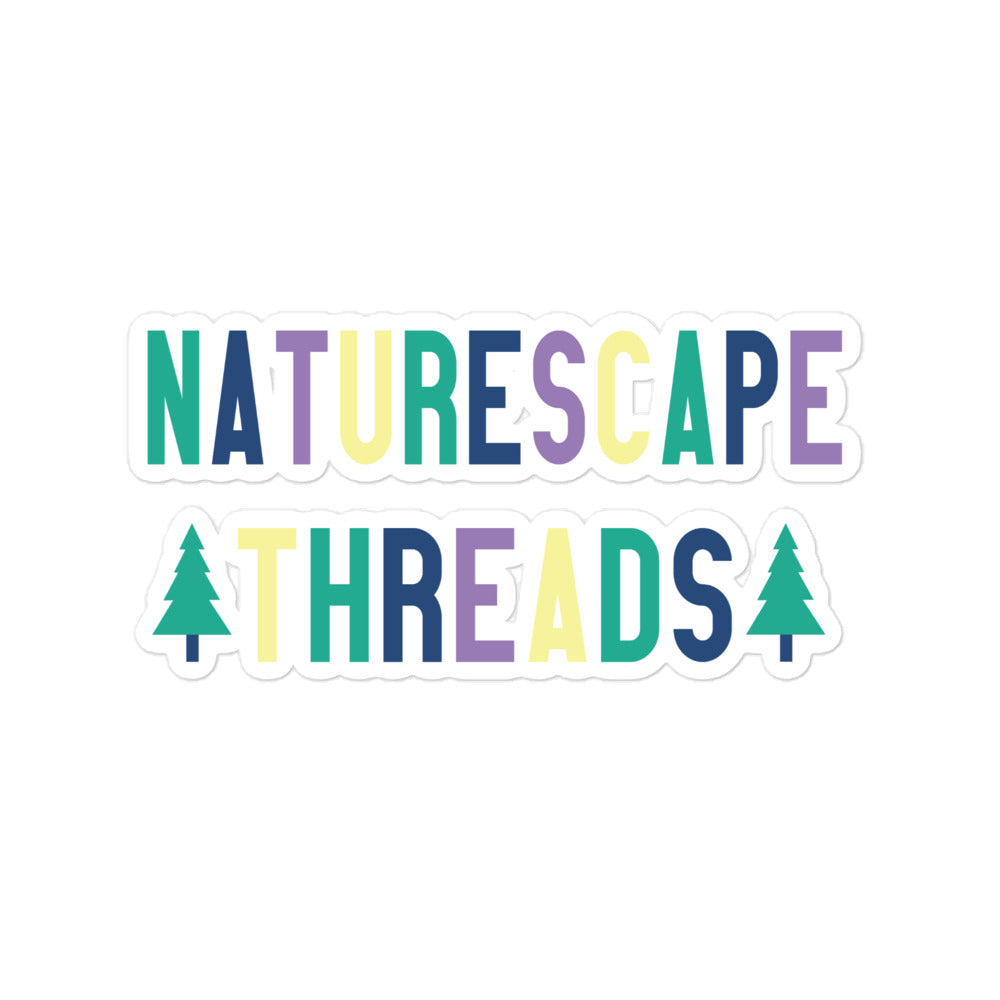 Glacial Vibes Sticker – Naturescape Threads